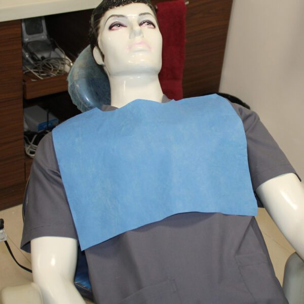 Disposable Patient Drapes with Throat Cut and Adhesive - High Quality